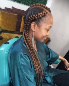 58 Trendy Jumbo Cornrows for Black Women - New Natural Hairstyles