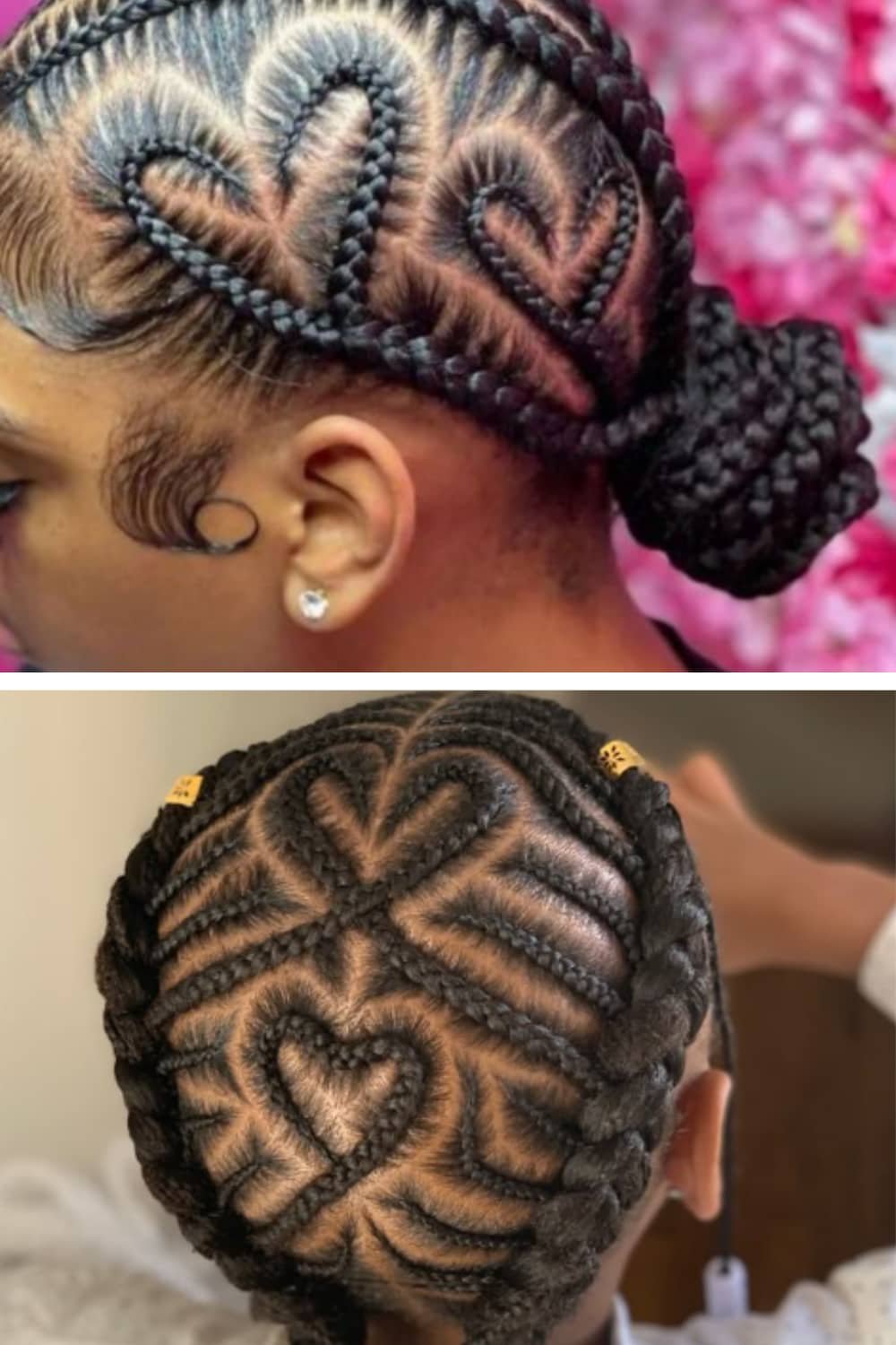 Cornrows with Heart Hairstyles: Celebrate Love and Style Through Your ...