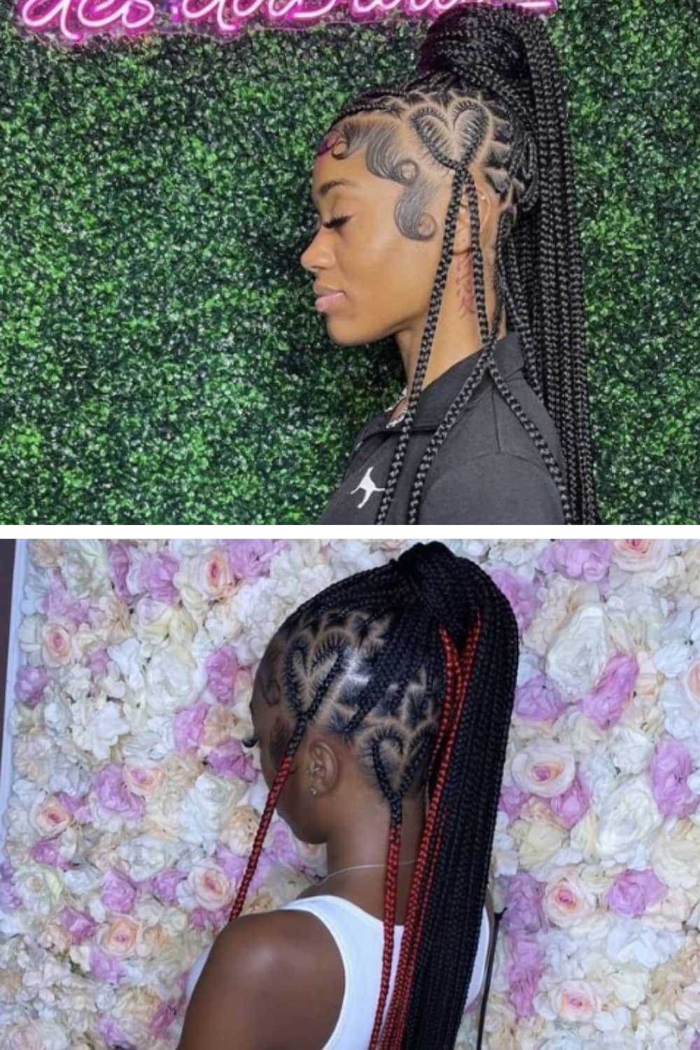 Cornrows with Heart Hairstyles: Celebrate Love and Style Through Your ...