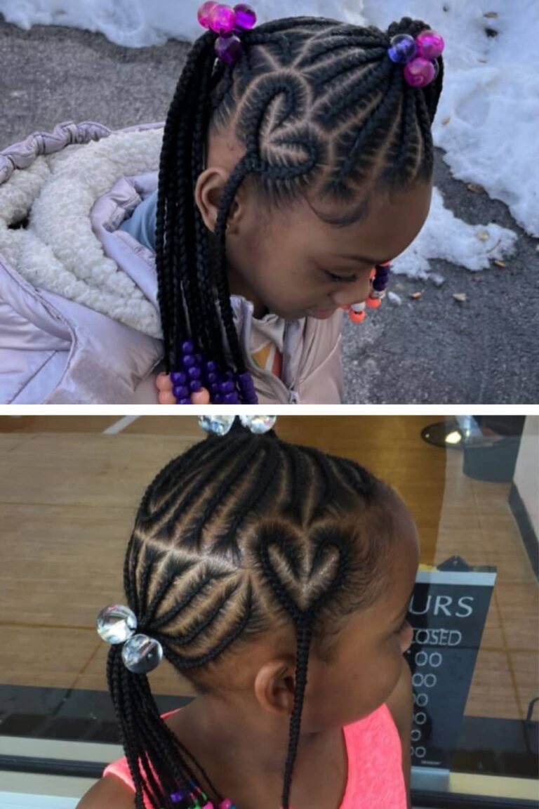 Cornrows with Heart Hairstyles: Celebrate Love and Style Through Your ...