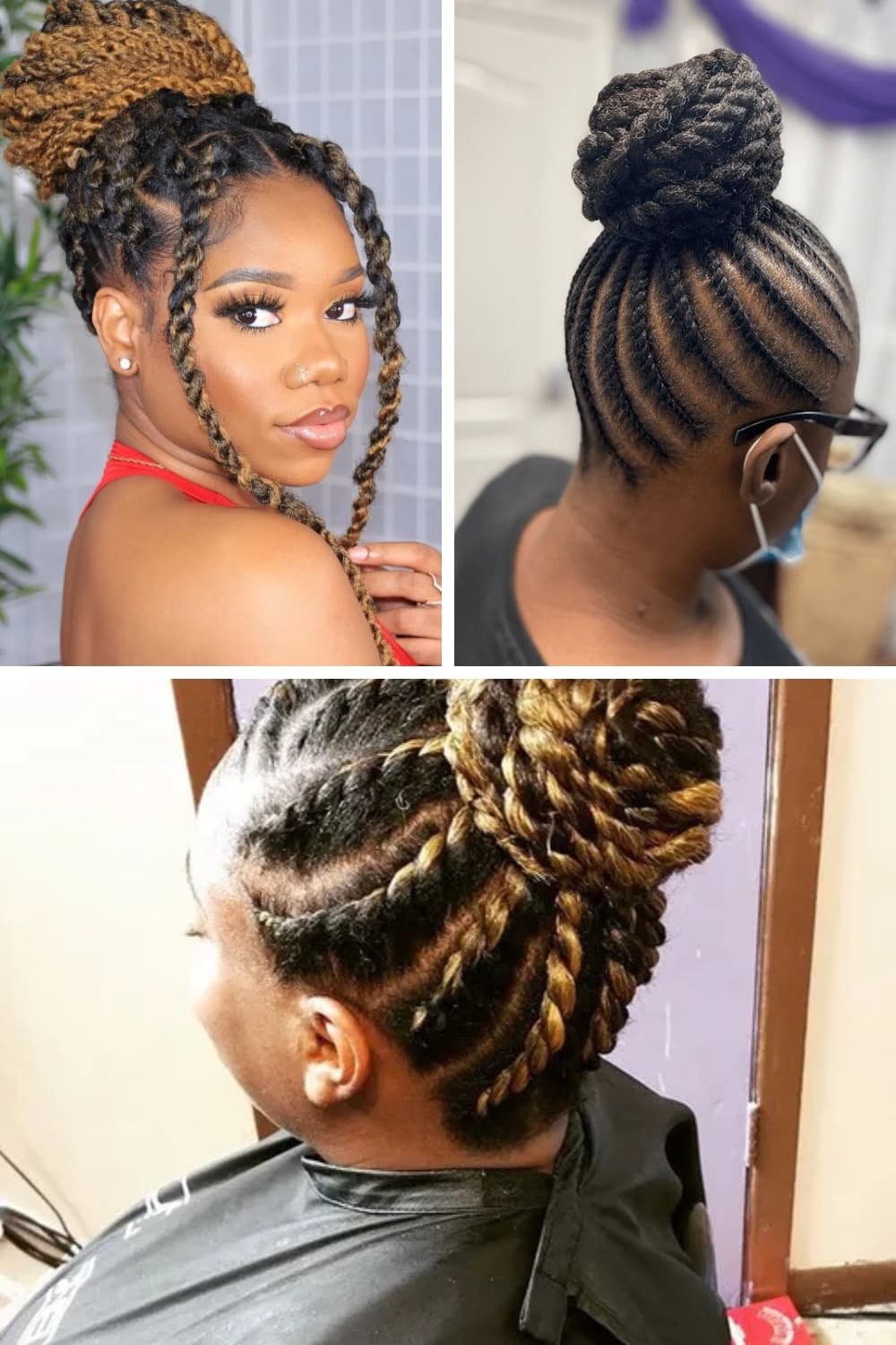 Two Strand Twist Hairstyles for Natural Hair | Styles for Every Length ...