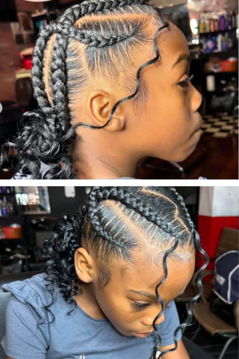 Top 10 Easy Cornrow Hairstyles for School Kids That Are Cute and ...