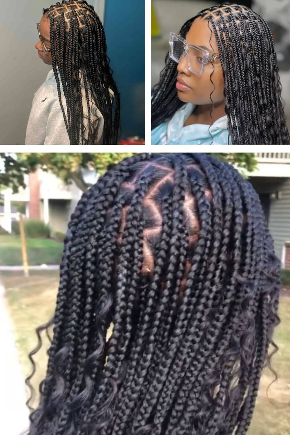 Goddess Braids with Curls: A Regal Fusion of Texture and Elegance - New ...