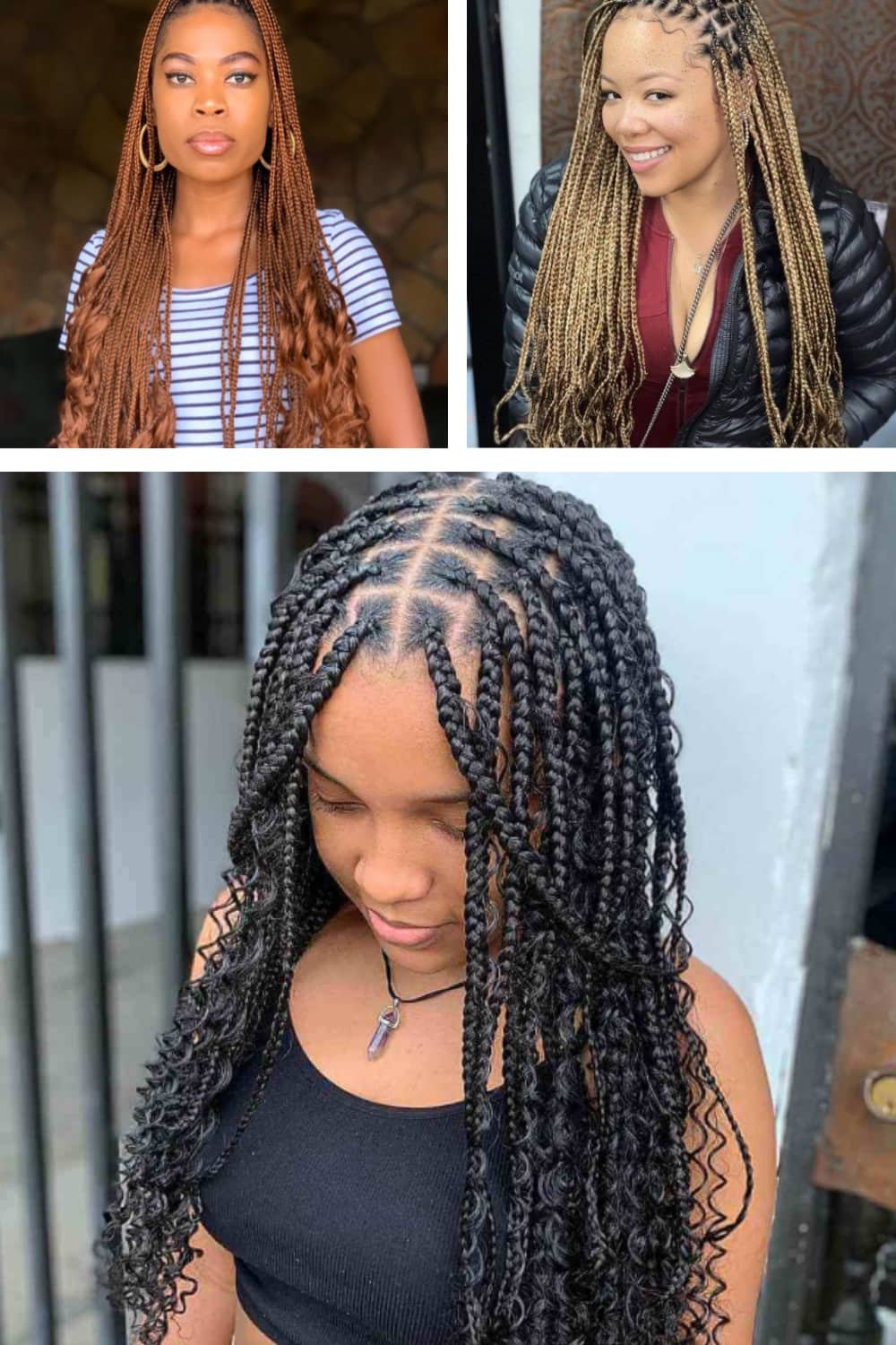 Goddess Braids with Curls: A Regal Fusion of Texture and Elegance - New ...