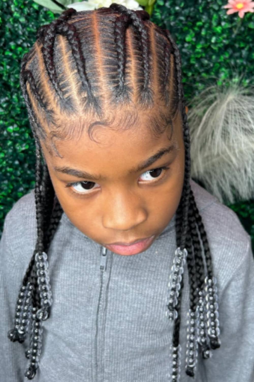 Best 10 Cornrow Hairstyles with Beads for Kids: Cute & Protective ...