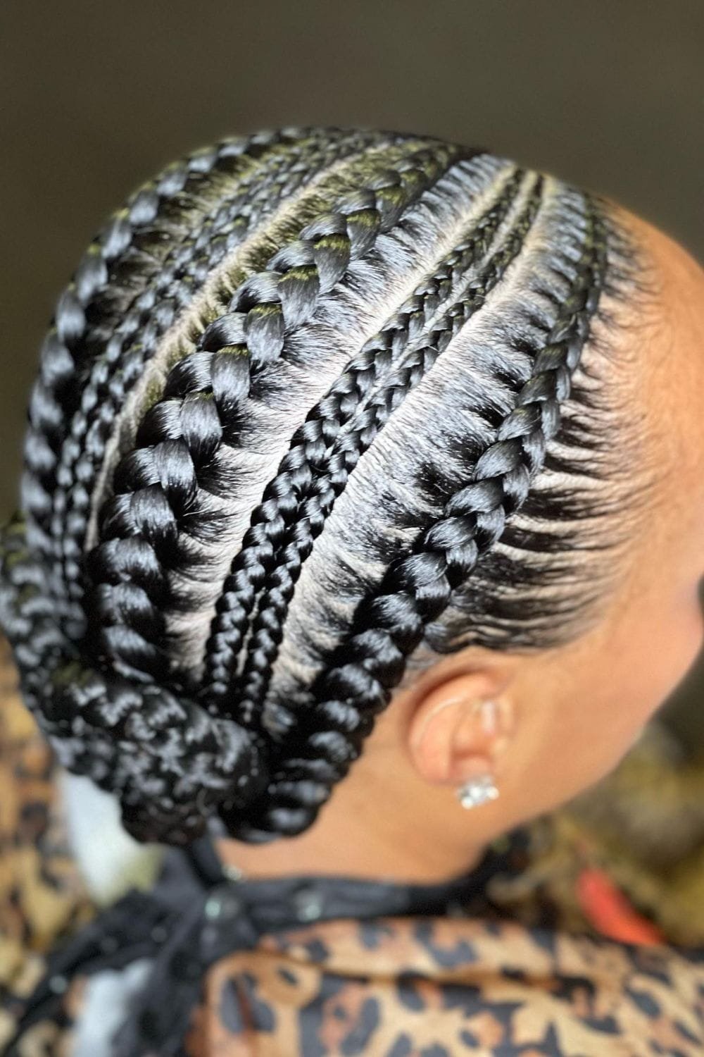 Top 16 Big Cornrows Hairstyles for Ladies to Rock Bold and Beautiful ...