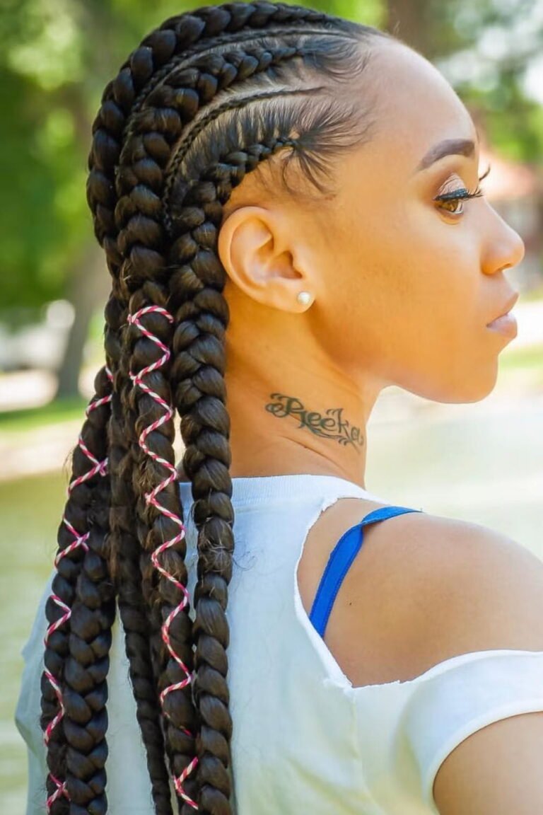 Top 16 Big Cornrows Hairstyles for Ladies to Rock Bold and Beautiful ...