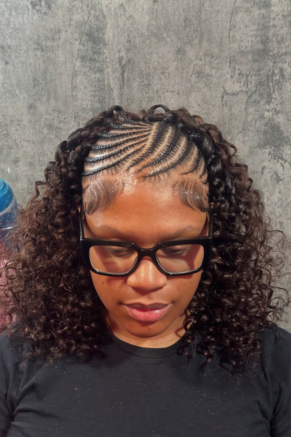 Top 10 Cornrow Hairstyles with Curls: Stunning Styles for Black Women ...