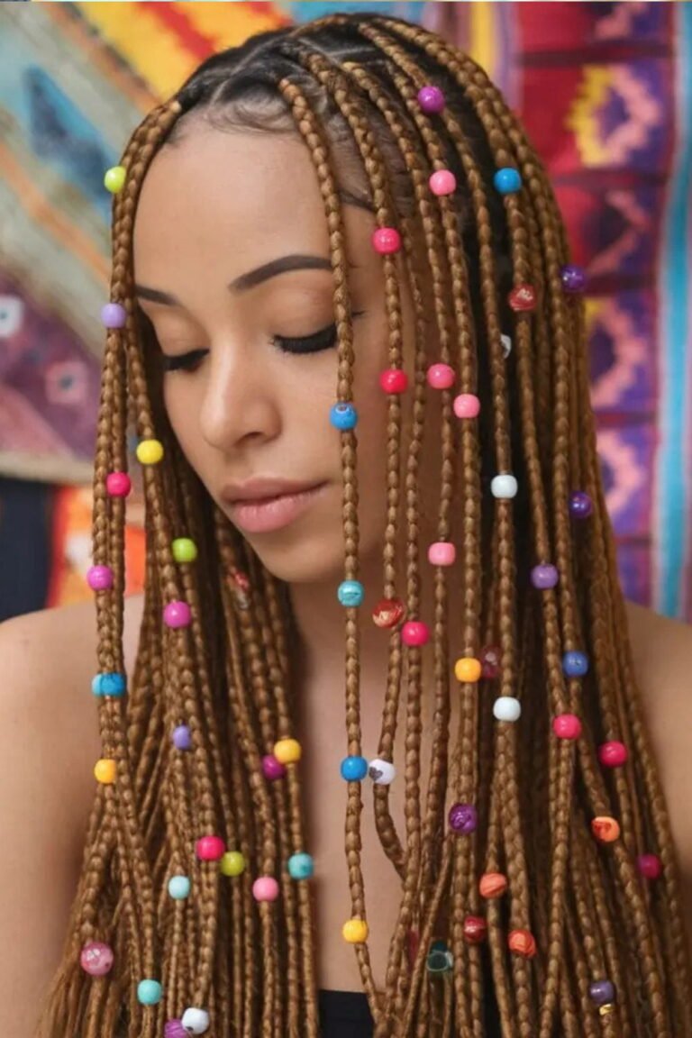 Top 10 Natural Cornrow Hairstyles with Beads for Ladies 2026 - New ...